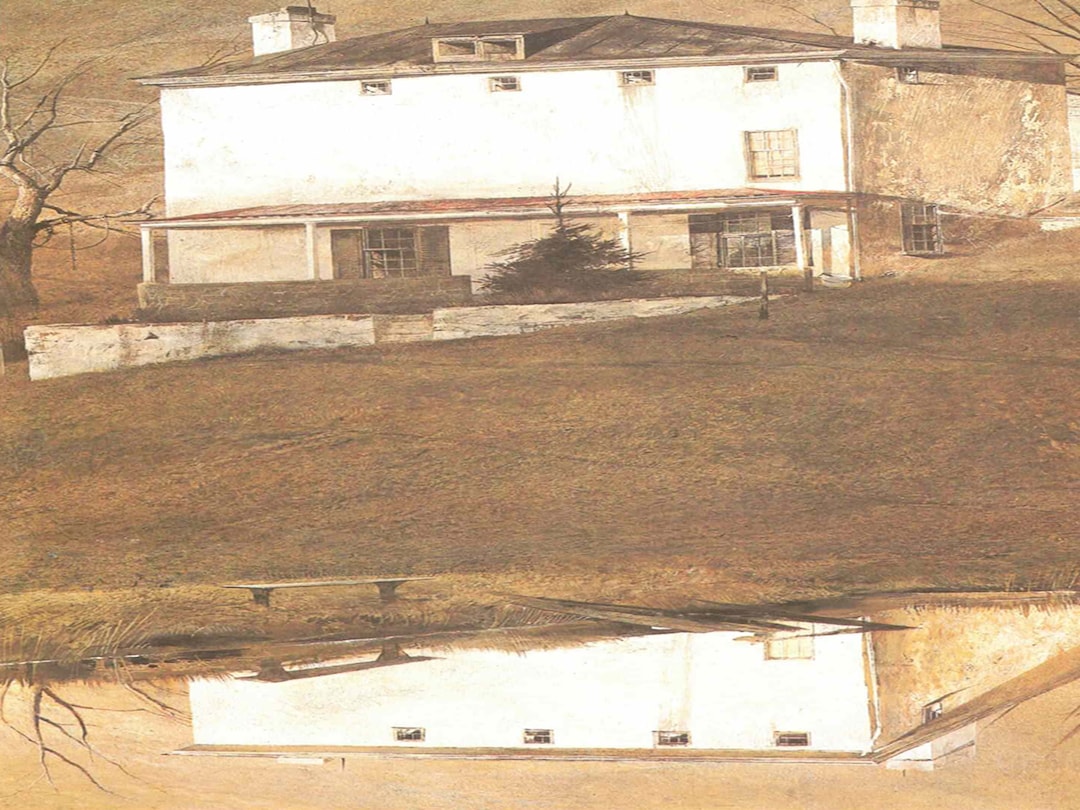 Andrew Wyeth: "the House", Extremely Rare Vintage Bookplate Print ...