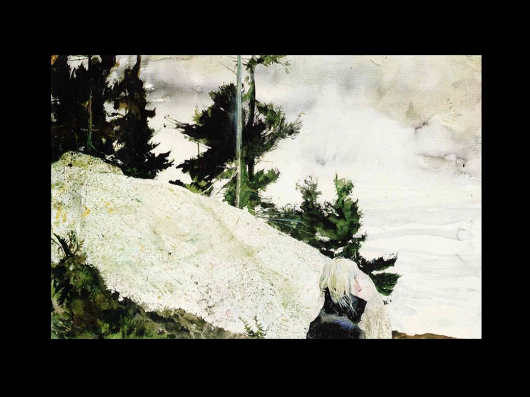 Andrew Wyeth: "the Erratic", Extremely Rare Original Bookplate Print ...