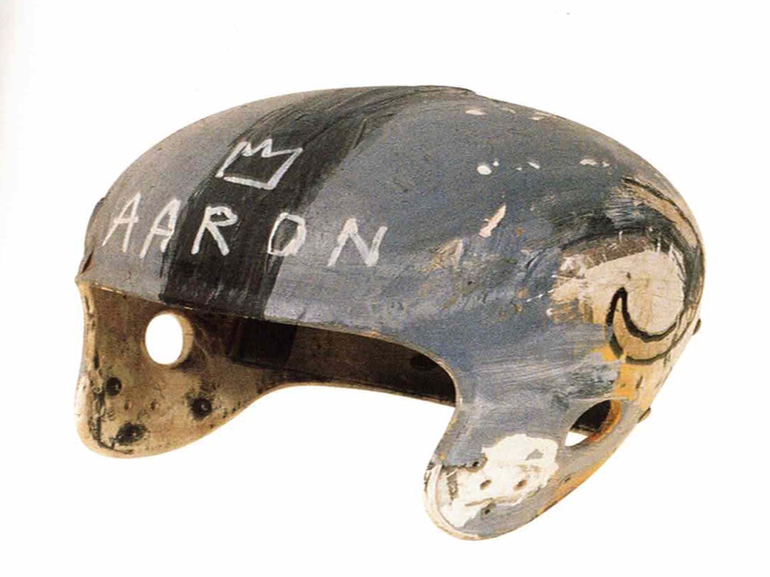 Jean-michel Basquiat: “helmet", Extremely Rare Bookplate Print ...