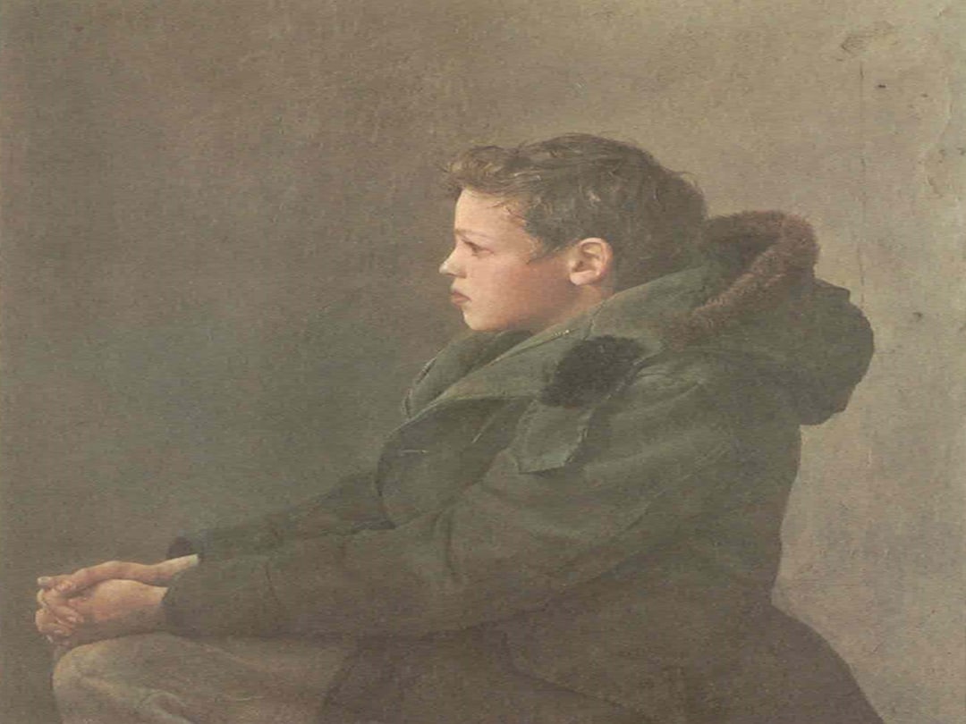 Andrew Wyeth: "nicholas", Extremely Rare Vintage Bookplate Print ...