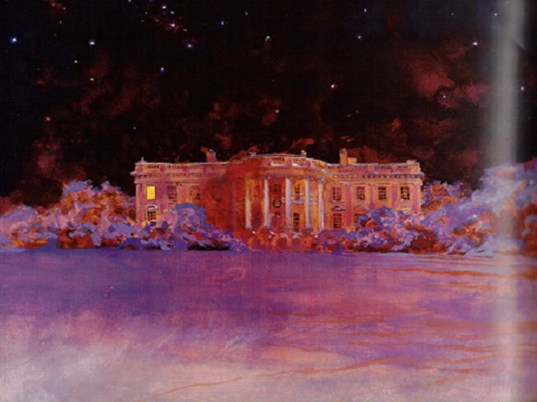 Jamie Wyeth: christmas Eve at the White House, Extremely Rare Original ...