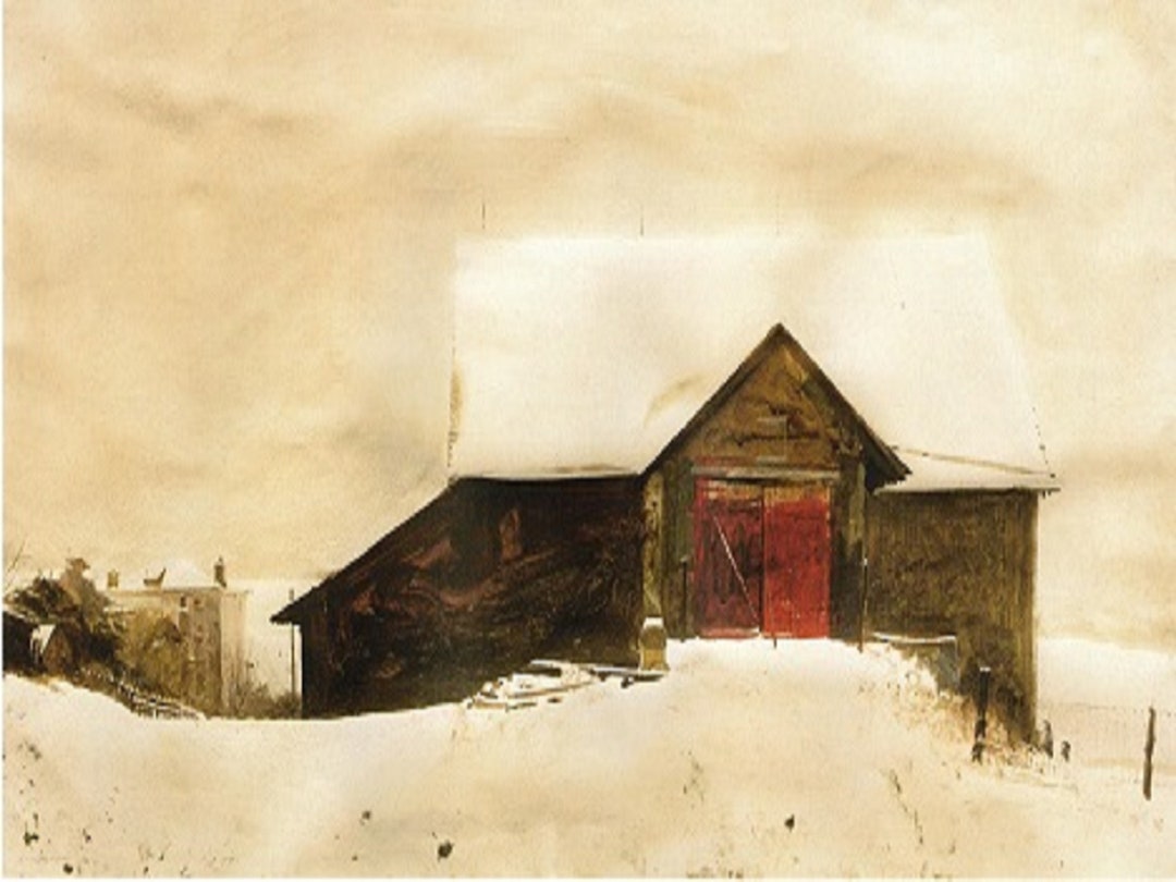 Andrew Wyeth: tramp in the Barn, Extremely Rare Original Bookplate ...