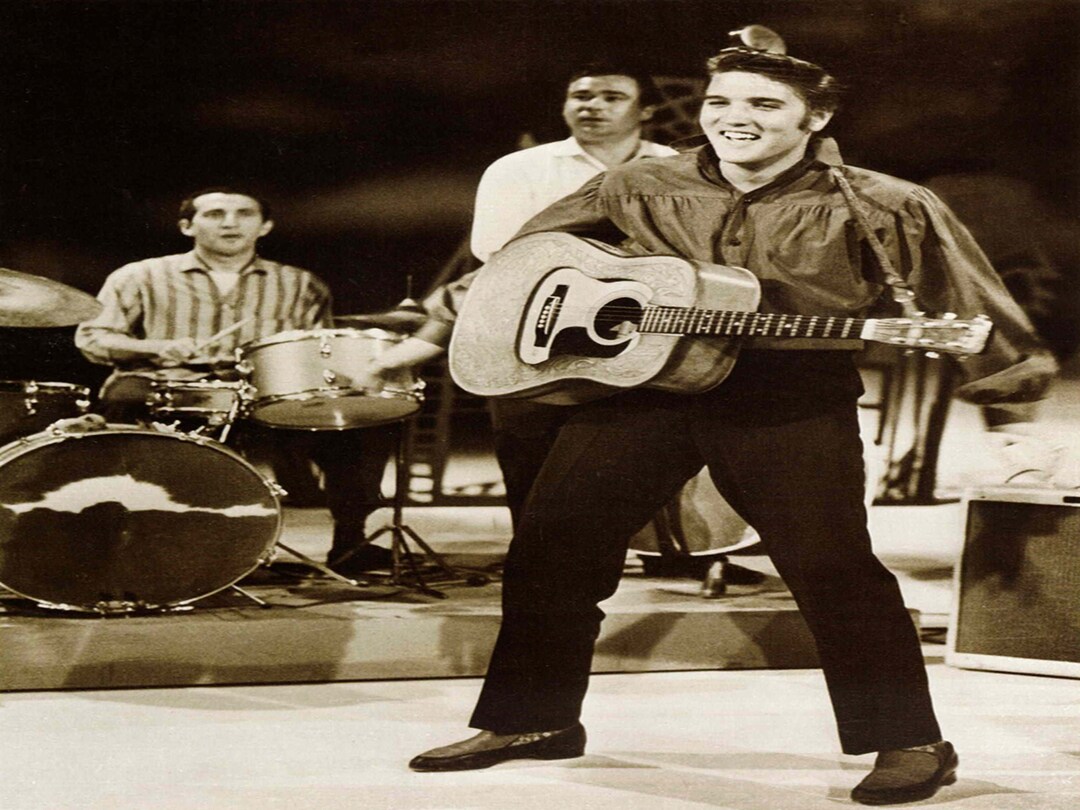 Corbis: “elvis, Ed Sullivan Show", Extremely Rare Original Bookplate ...