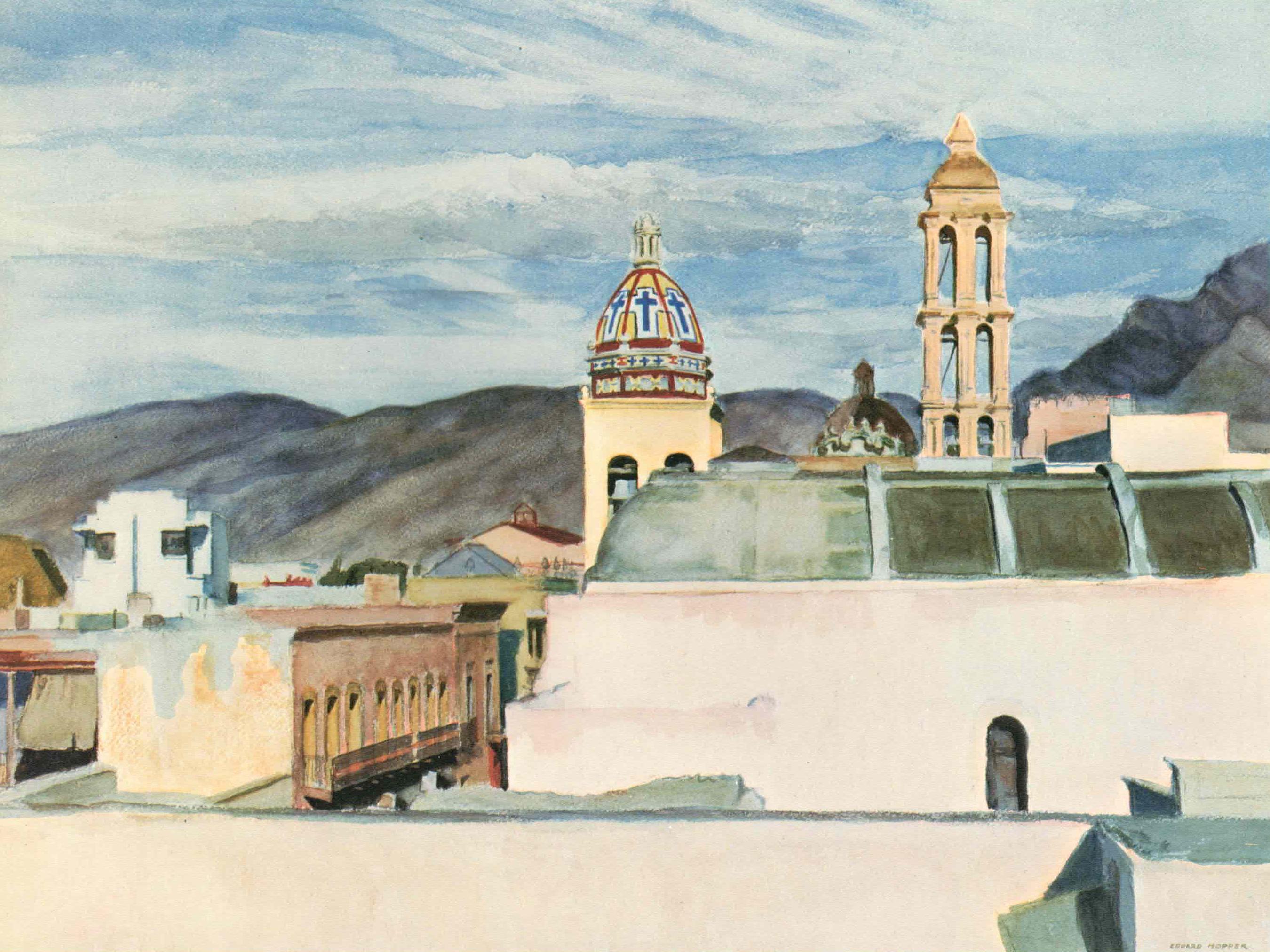 Edward Hopper: “church of San Esteban", Extremely Rare Vintage ...
