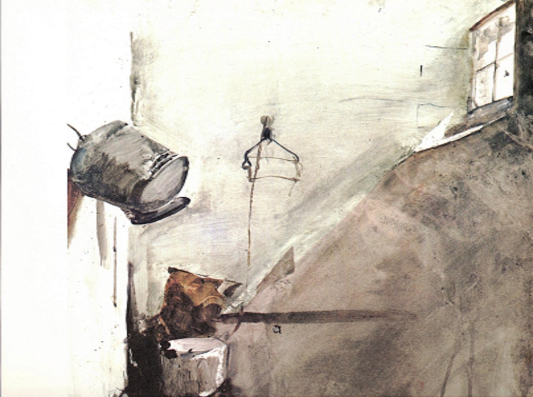 Andrew Wyeth: milk Room Iii, Extremely Rare Vintage Bookplate Print ...