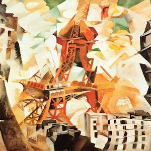 Robert Delaunay: “the Red Tower", Extremely Rare Vintage Bookplate ...