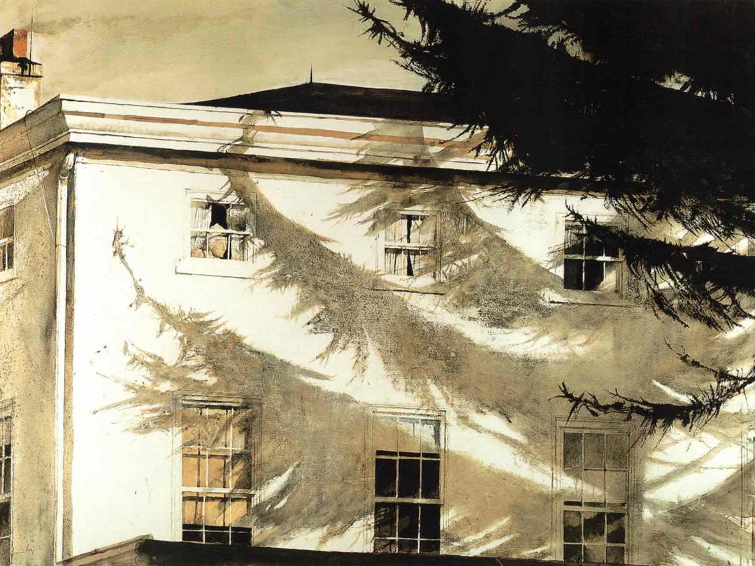 Andrew Wyeth: "tree House", Extremely Rare Vintage Bookplate Print ...