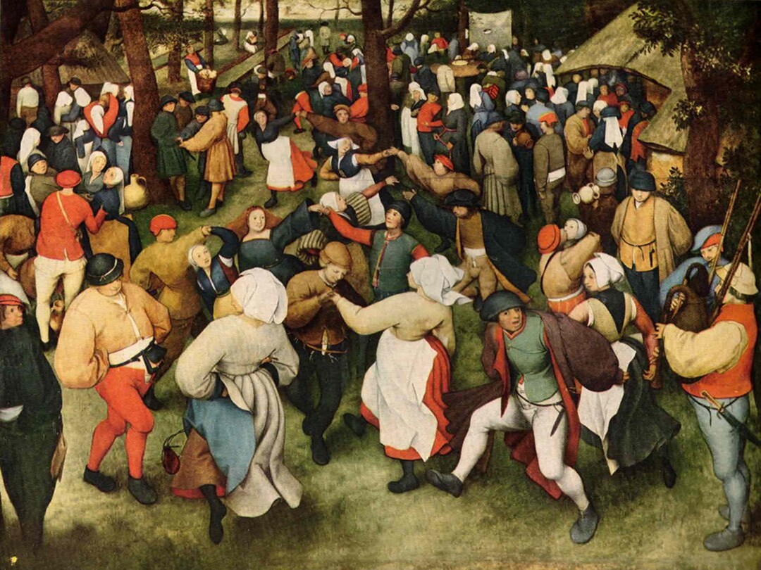 Pieter Bruegel the Elder: “the Wedding Dance" Extremely Rare Vintage ...