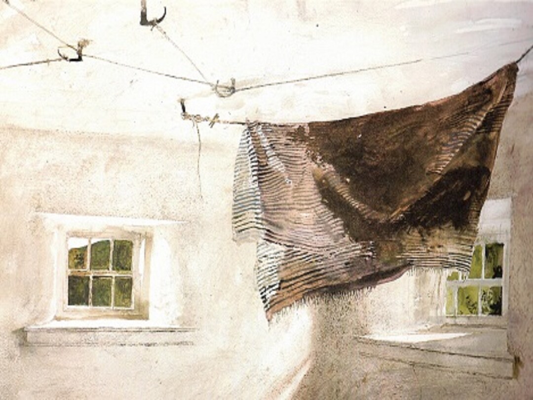 Andrew Wyeth: “spare Room", Extremely Rare Vintage Bookplate Print ...