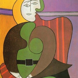 Pablo Picasso: "the Red Armchair", Extremely Rare Original Page ...