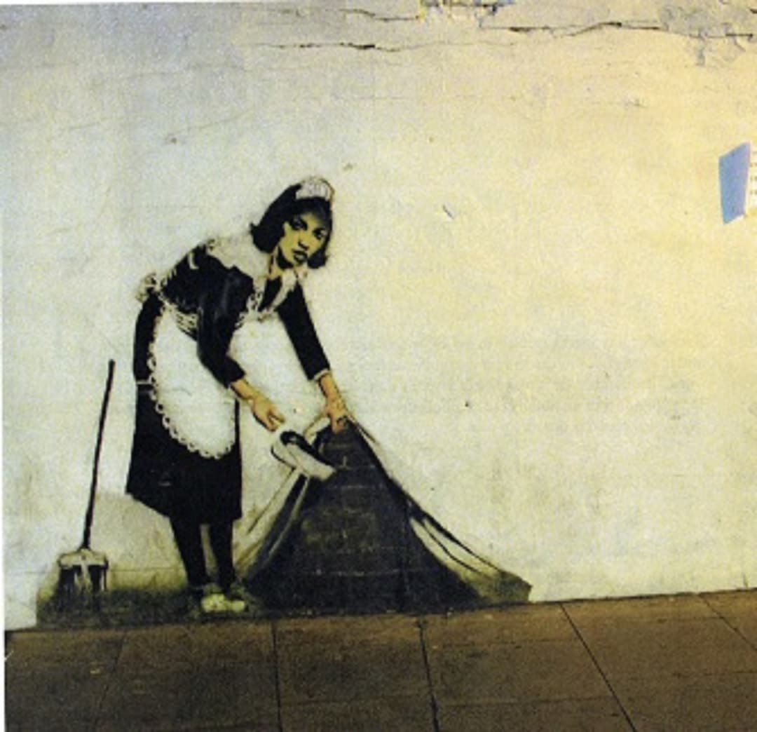 Banksy: “sweep It Under the Carpet", Extremely Rare New Bookplate Print ...