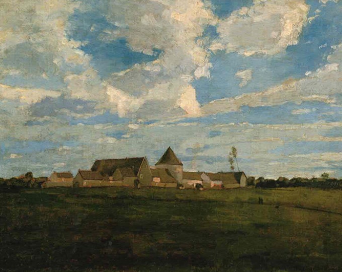 Winslow Homer: "french Farm", Extremely Rare Original Bookplate Print ...