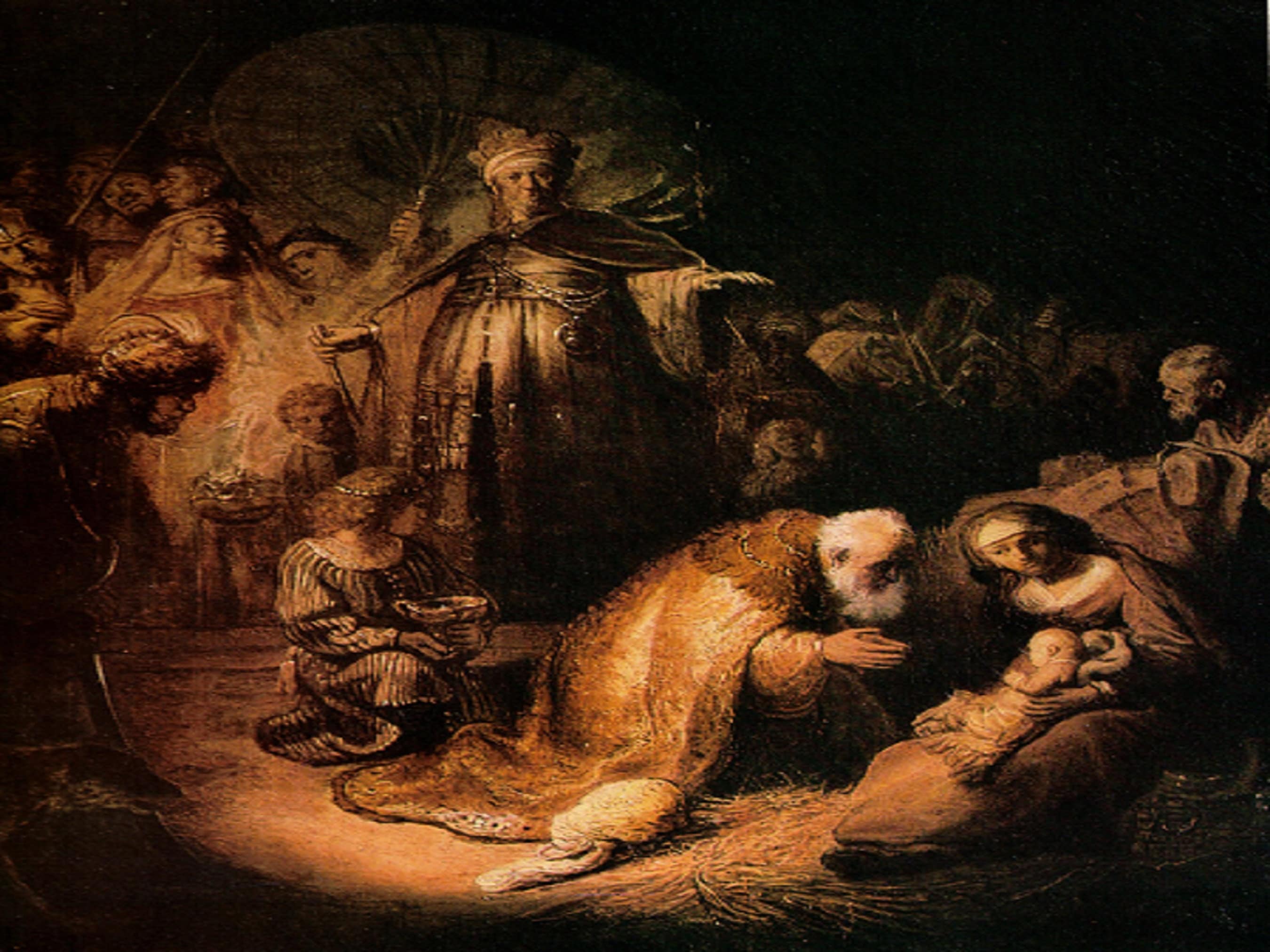 Adoration Of The Magi Rembrandt
