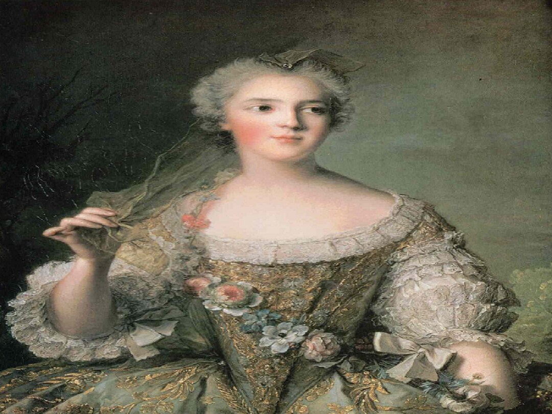 Jean-marc Nattier: “madame Sophie, Daughter of Louis Xv", Extremely ...