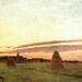 Claude Monet: “haystacks at Chailly at Sunrise", Extremely Rare Vintage ...