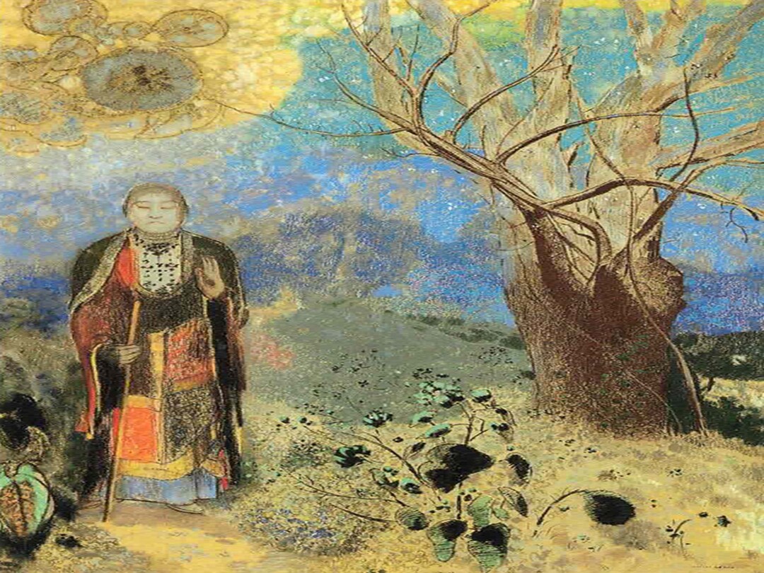 Odilon Redon: “buddha", Extremely Rare Vintage Bookplate Print ...