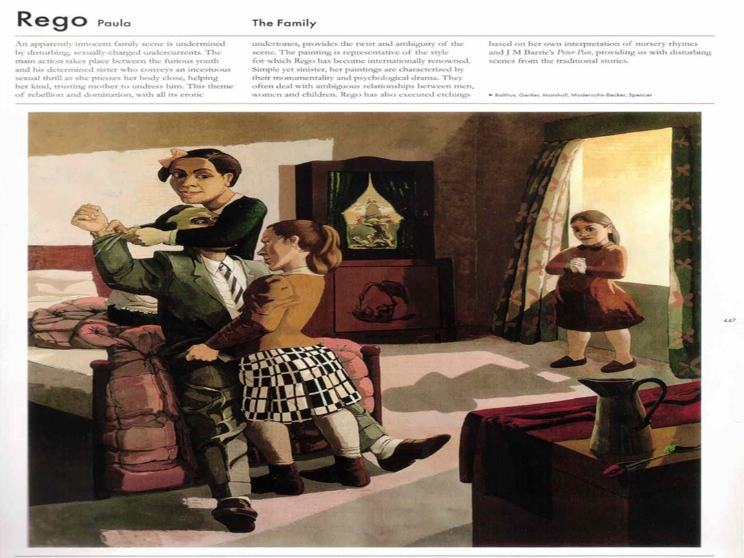 Paula Rego: “the Family", Extremely Rare Original Bookplate Print ...