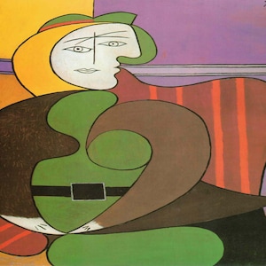 Pablo Picasso: "the Red Armchair", Extremely Rare Original Page ...