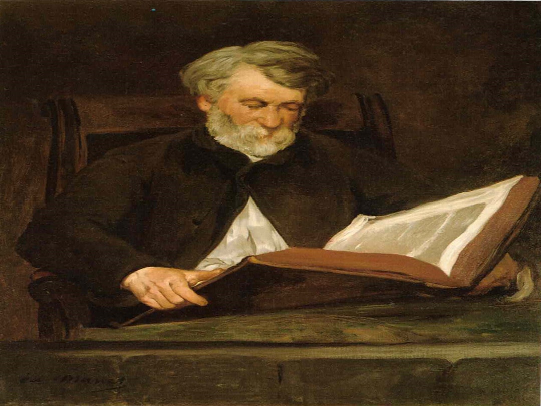 Edouard Manet: “the Reader", Extremely Rare Original Bookplate Print ...
