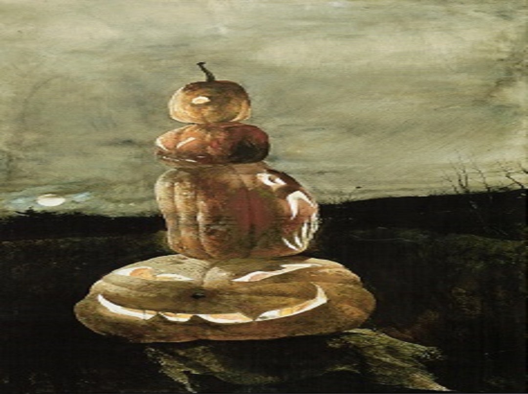 Andrew Wyeth: "jack-be-nimble", Extremely Rare Original Bookplate Print, Painting Circa 1976 ...