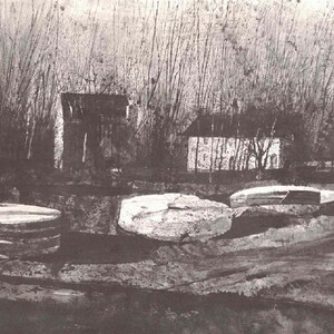 Andrew Wyeth: grist, Extremely Rare Original Vintage Bookplate Print ...