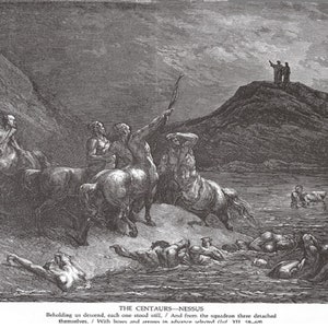 Gustav Dore "dante’s Divine Comedy: the Centaurs", Extremely Rare ...