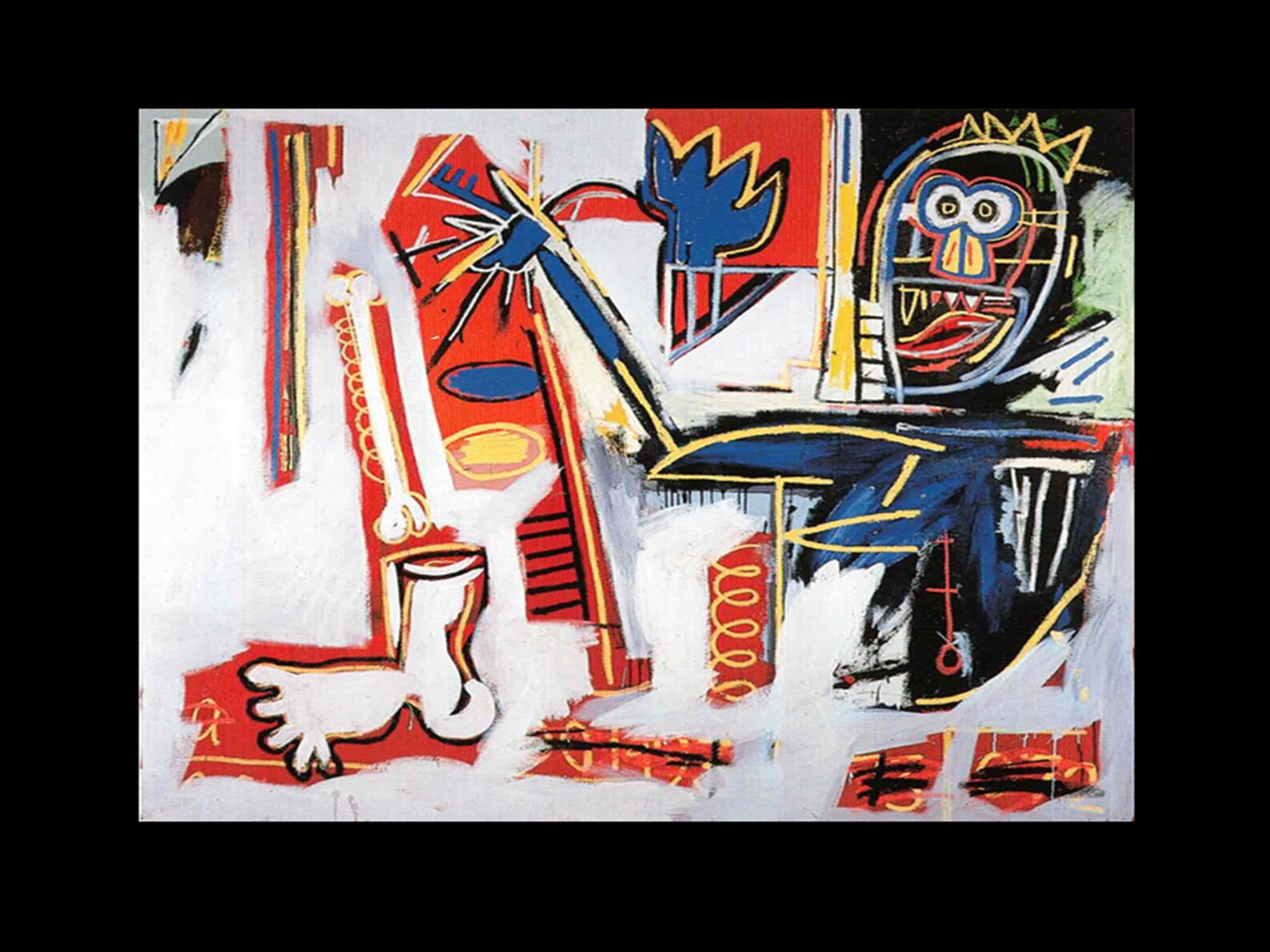 Jean-michele Basquiat: agony of the Feet, Extremely Rare Original ...
