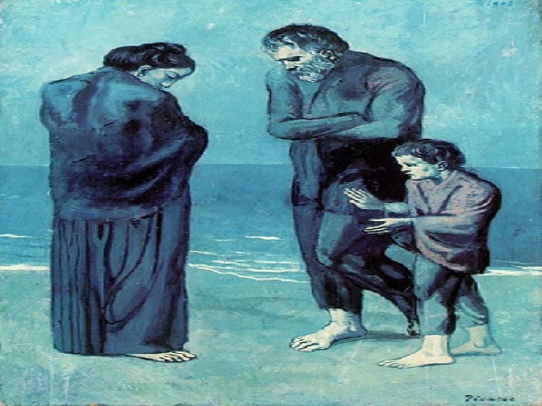 Pablo Picasso: the Tragedy, Extremely Rare Vintage Bookplate Print ...