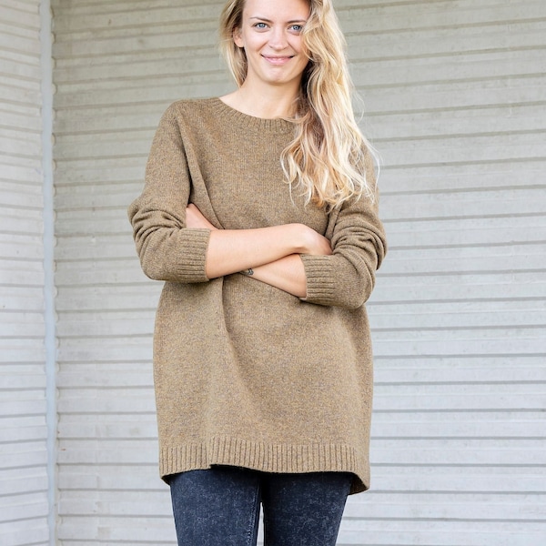 Long Wool Sweater - Etsy