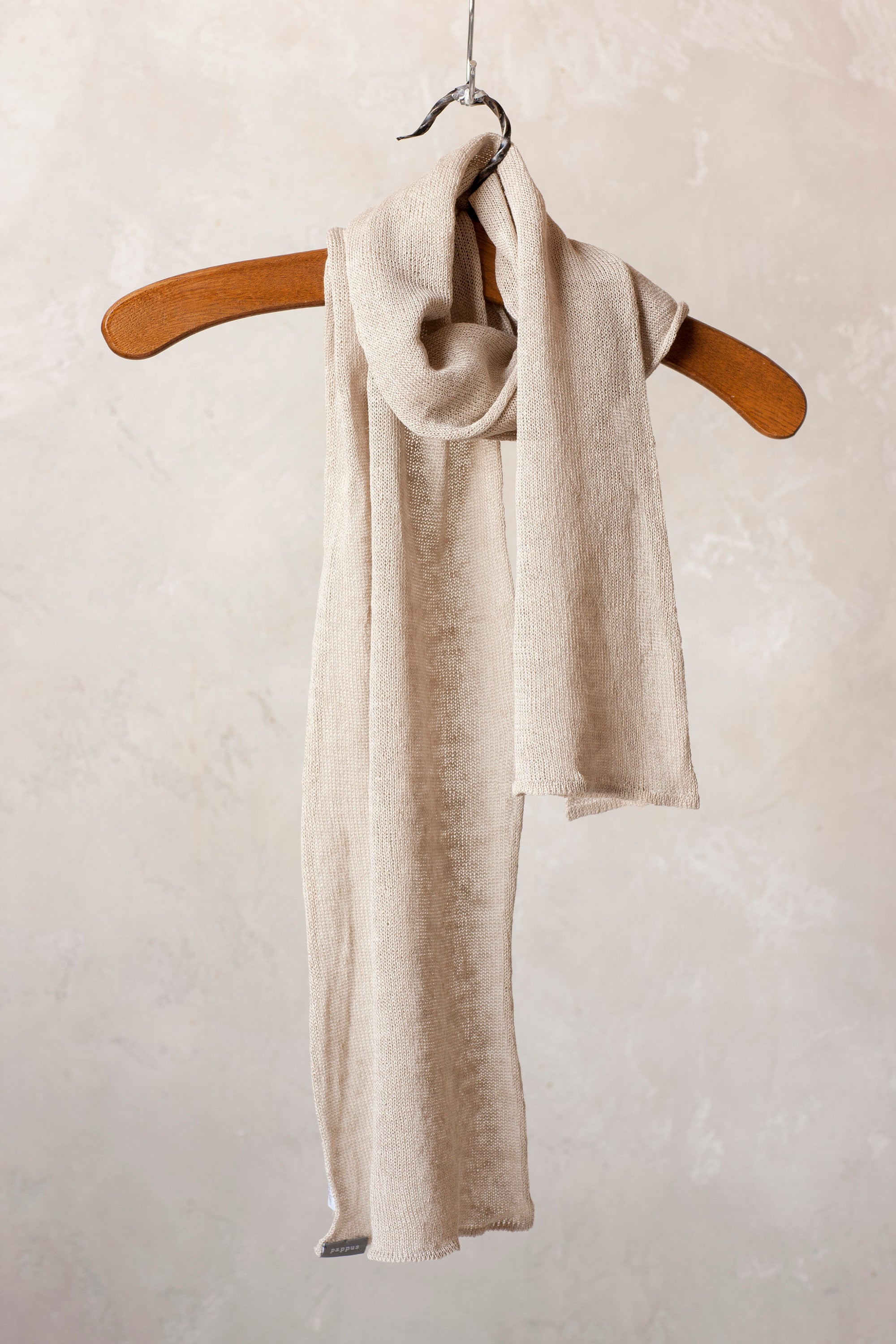 Linen SCARF Knit scarf Unisex shawl Knit linen summer | Etsy