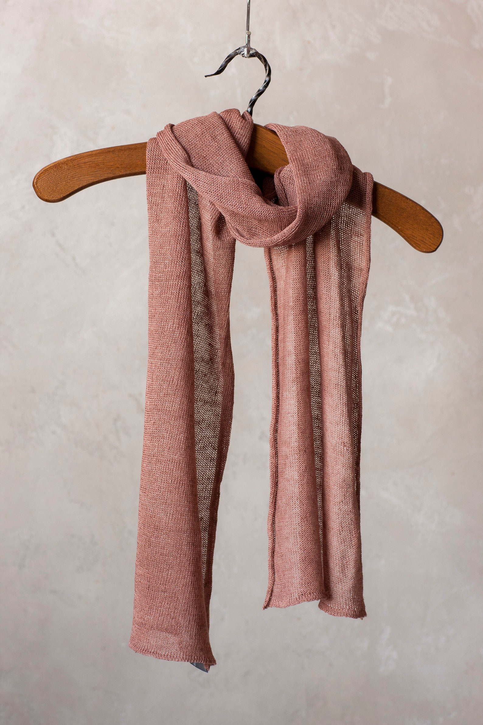 Linen SCARF Knit Scarf Unisex Shawl Knit Linen Summer | Etsy
