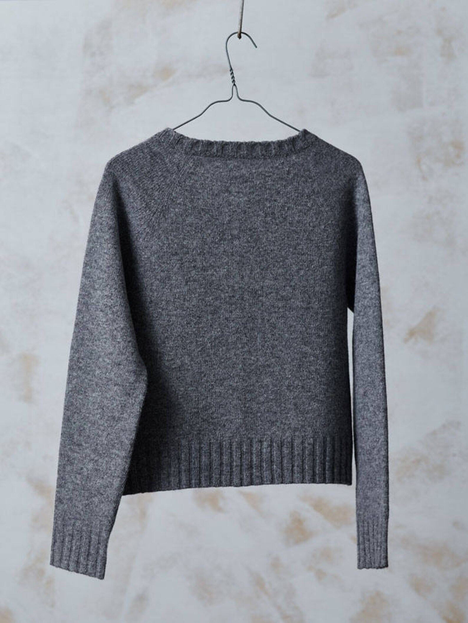 Wool Cardigan Handmade Wool Sweater Natural Grey Wool | Etsy