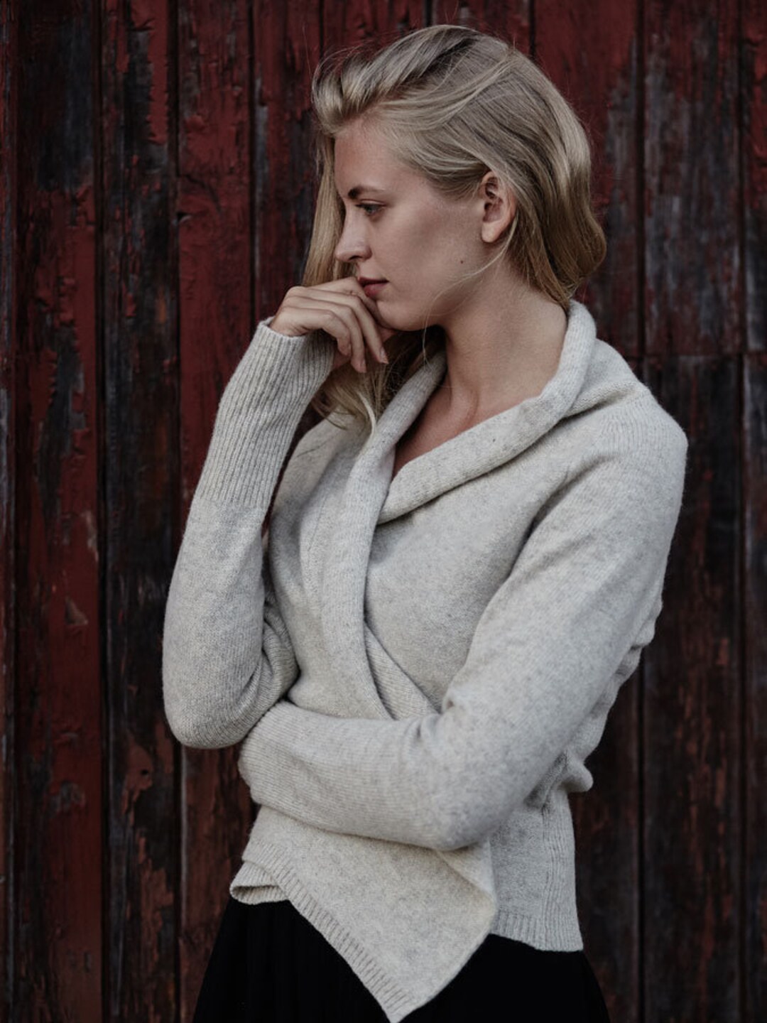 Wool Cardigan, Handmade Wool Wrap, Natural Light Wool Cardigan, Hand ...