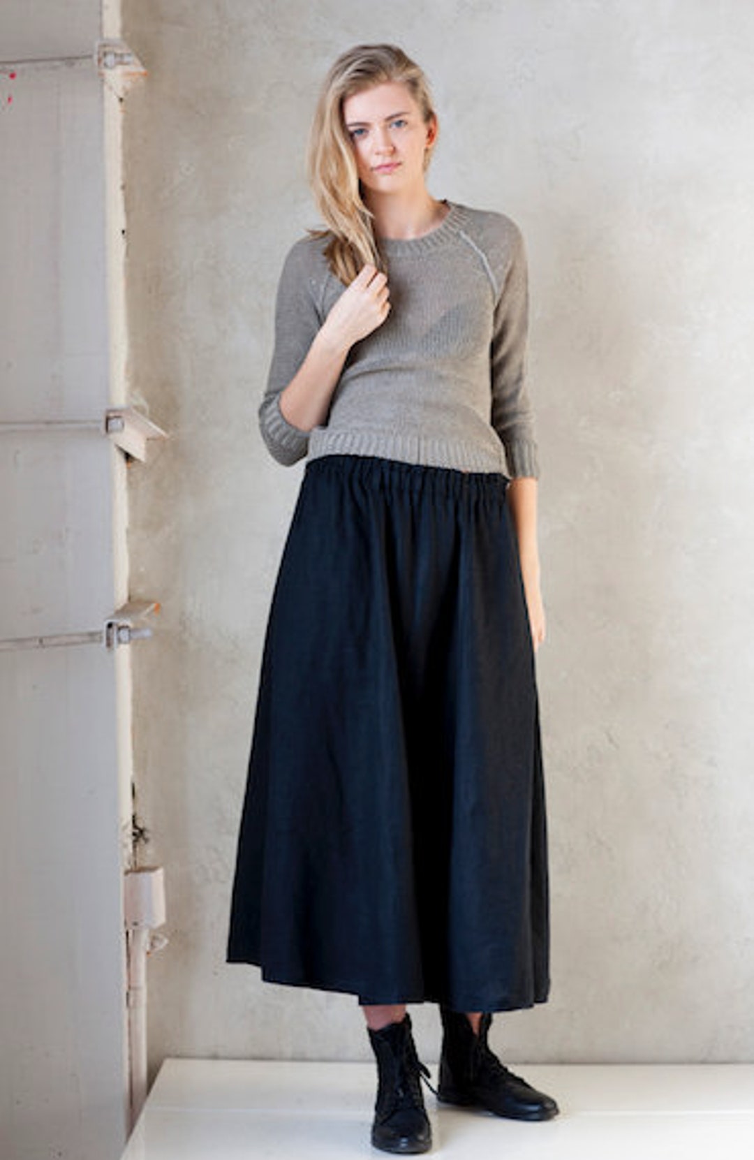 Linen Sweater, Knit Linen Pullover, Linen Summer Sweater, Linen ...