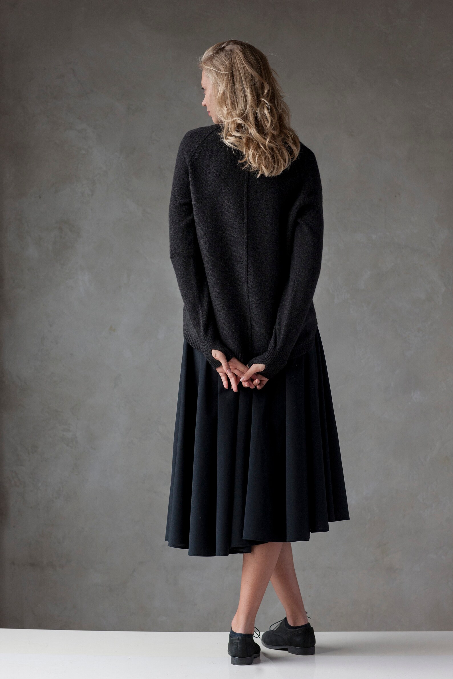 Lambswool SWEATER, Knit Wool Women's Jumper, Organic Wool Pullover ...