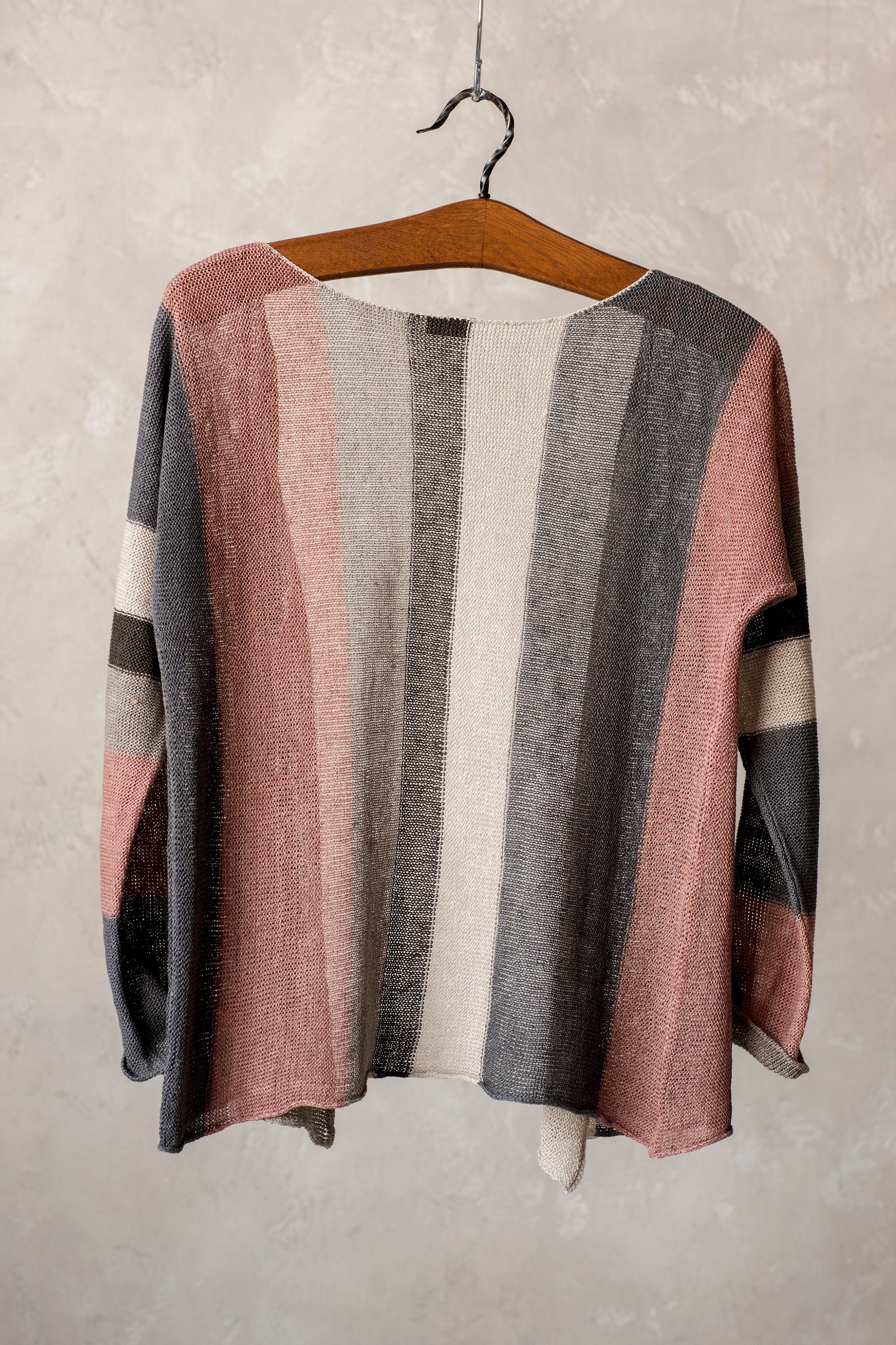 Knit Sweater Knit Linen Cardigan Linen Jacket Knit Linen - Etsy UK