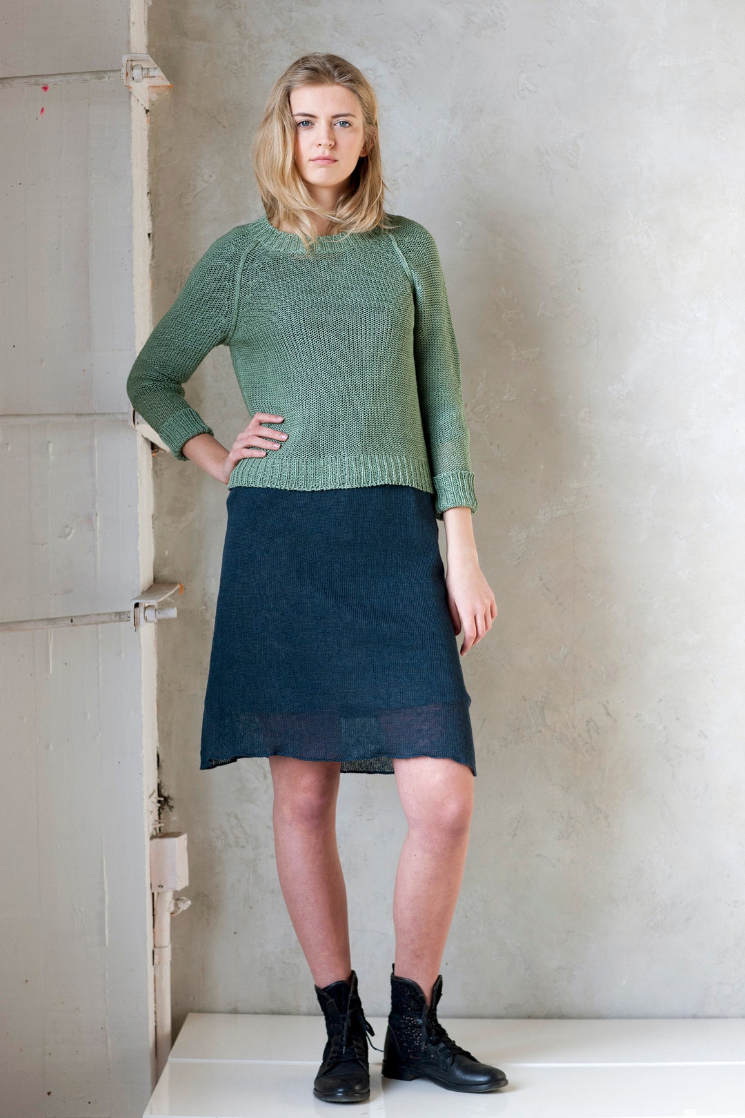 Linen Sweater, Knit Linen Pullover, Linen Summer Sweater, Linen ...