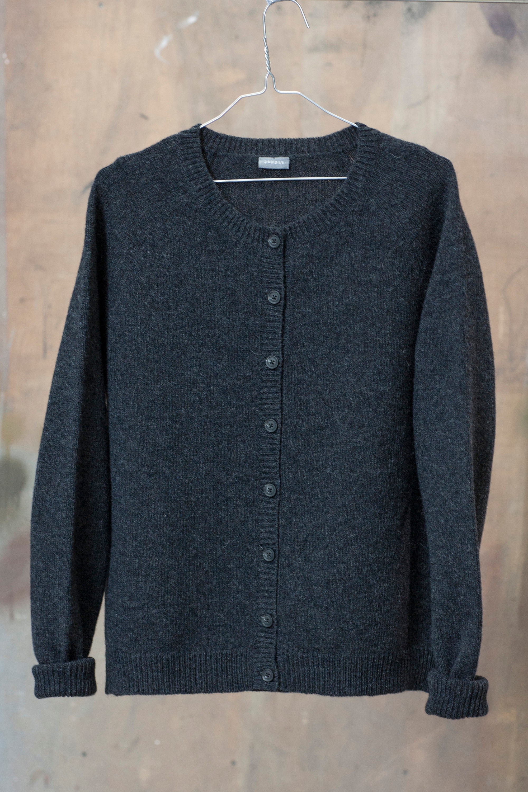 Button Down Wool Cardigan Handmade Wool Sweater Natural - Etsy