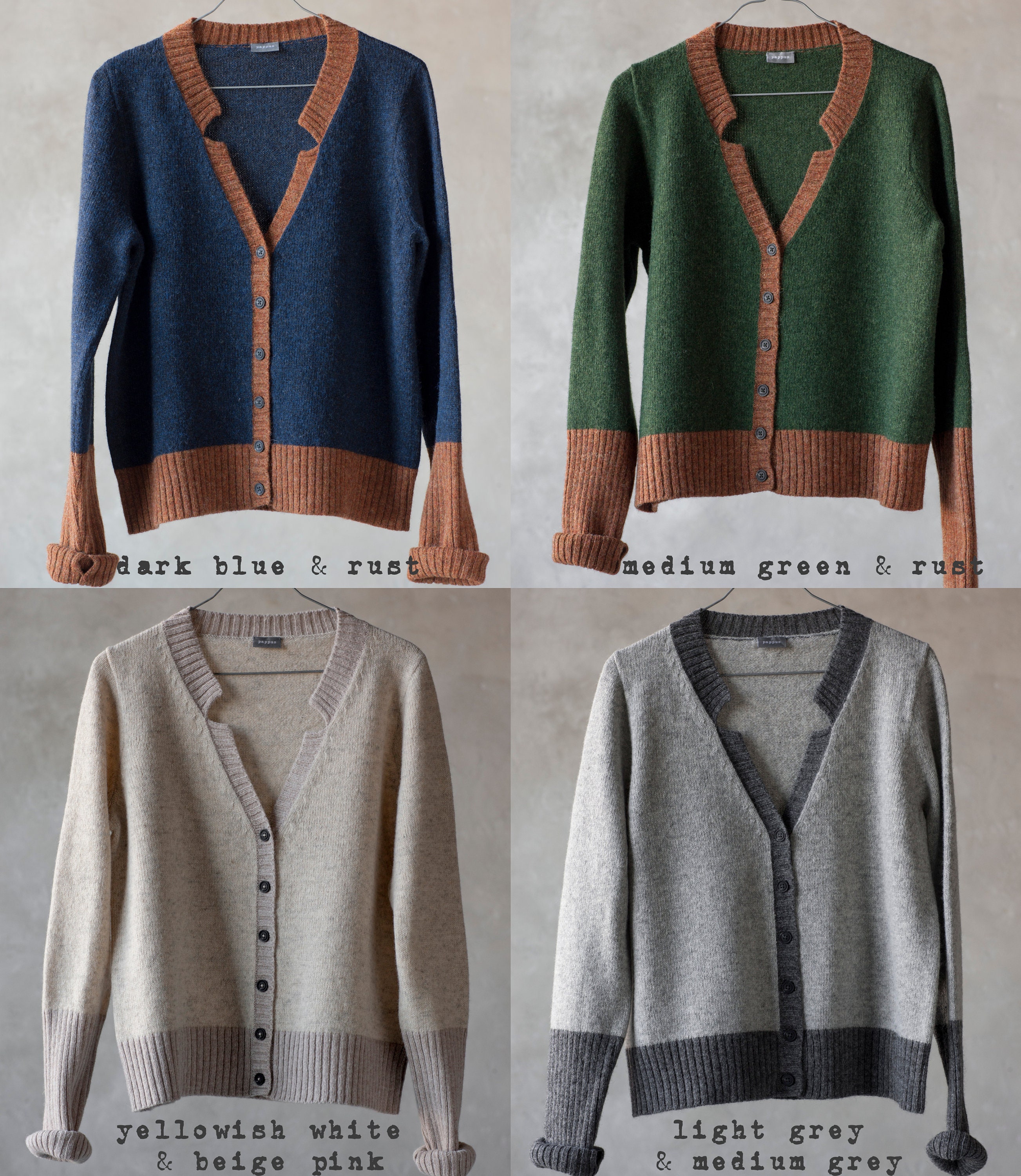 Lambswool Knit Cardigan Handmade Wool Jacket Organic Womens | Etsy