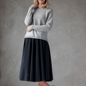 Lambswool SWEATER, Knit Wool Women's Jumper, Organic Wool Pullover ...