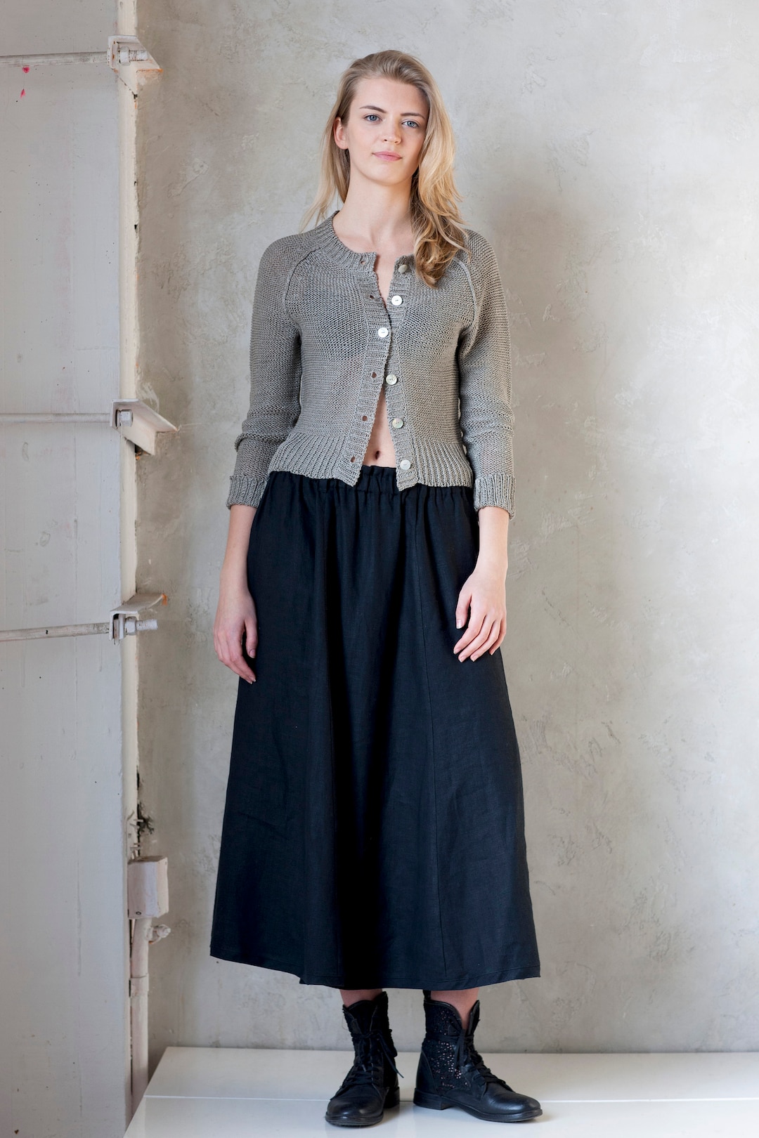 Linen Cardigan, Knit Linen Sweater, Linen Summer Cardigan, Linen ...