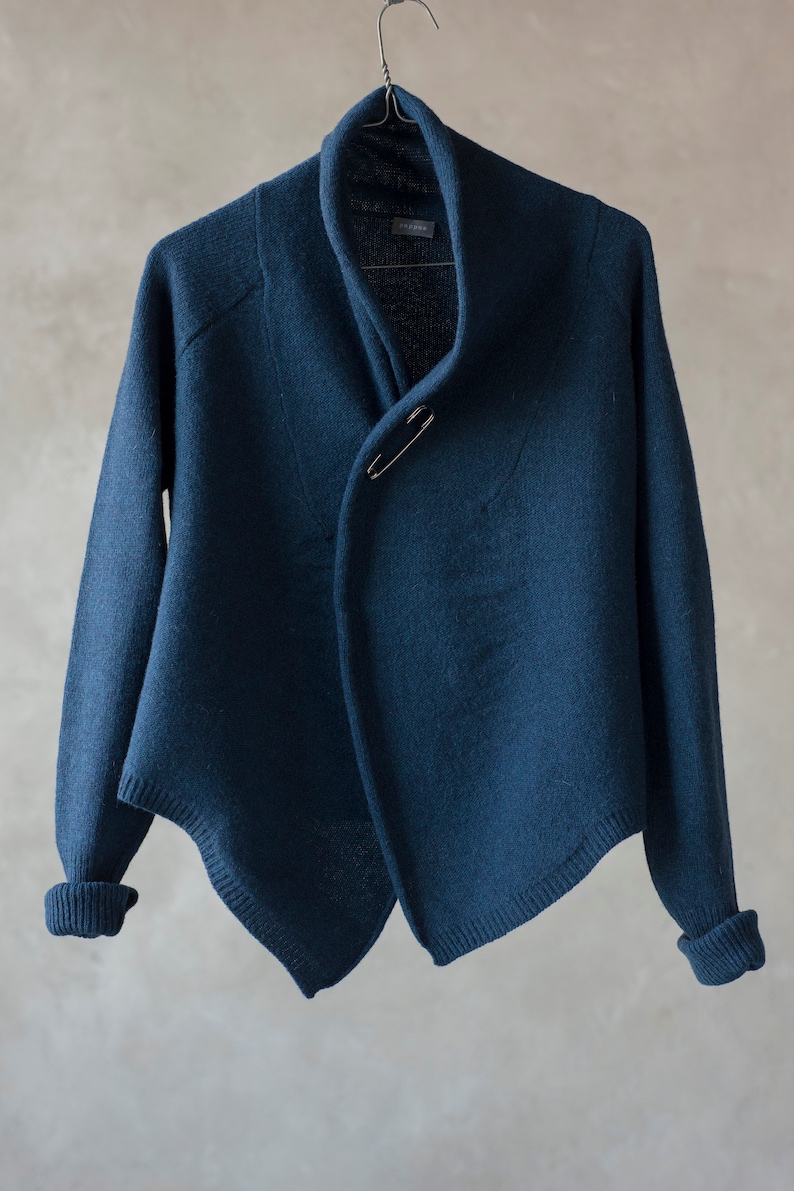 Wool Cardigan Handmade Wool Wrap Natural Light Wool - Etsy