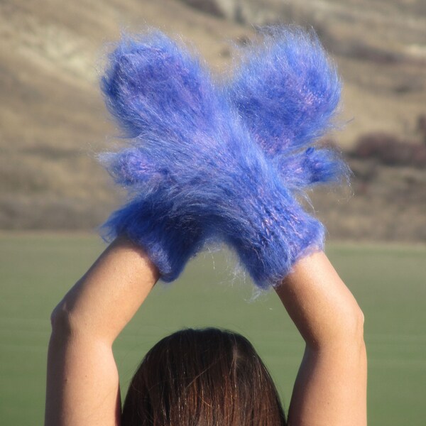 Fluffy Gloves - Etsy
