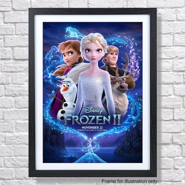 Frozen Poster - Etsy UK