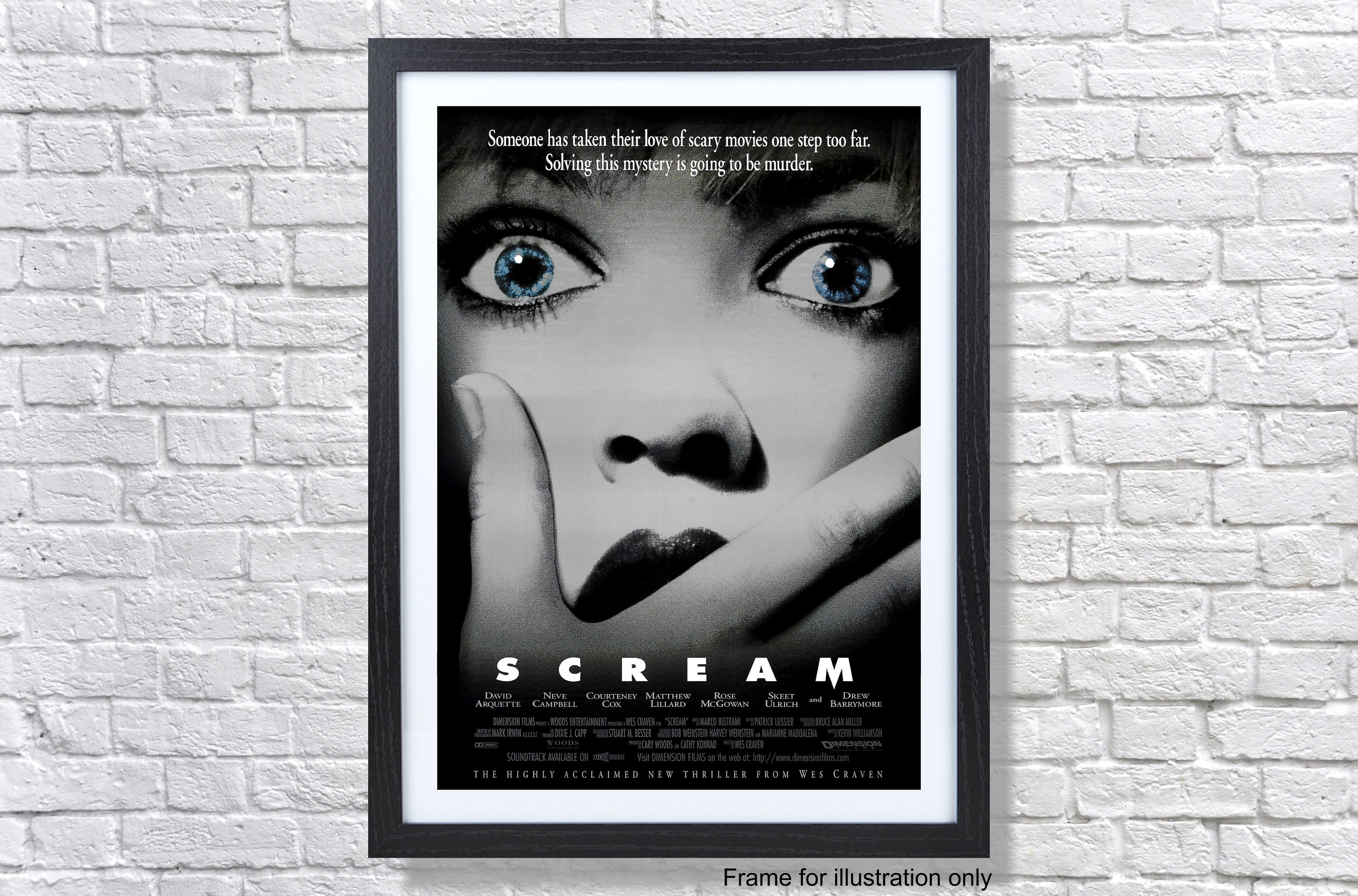 Original Scream Movie Poster