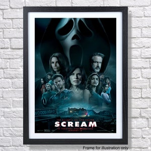 Scream 2022 Movie Poster A5 A4 A3 A2 A1 - Etsy UK