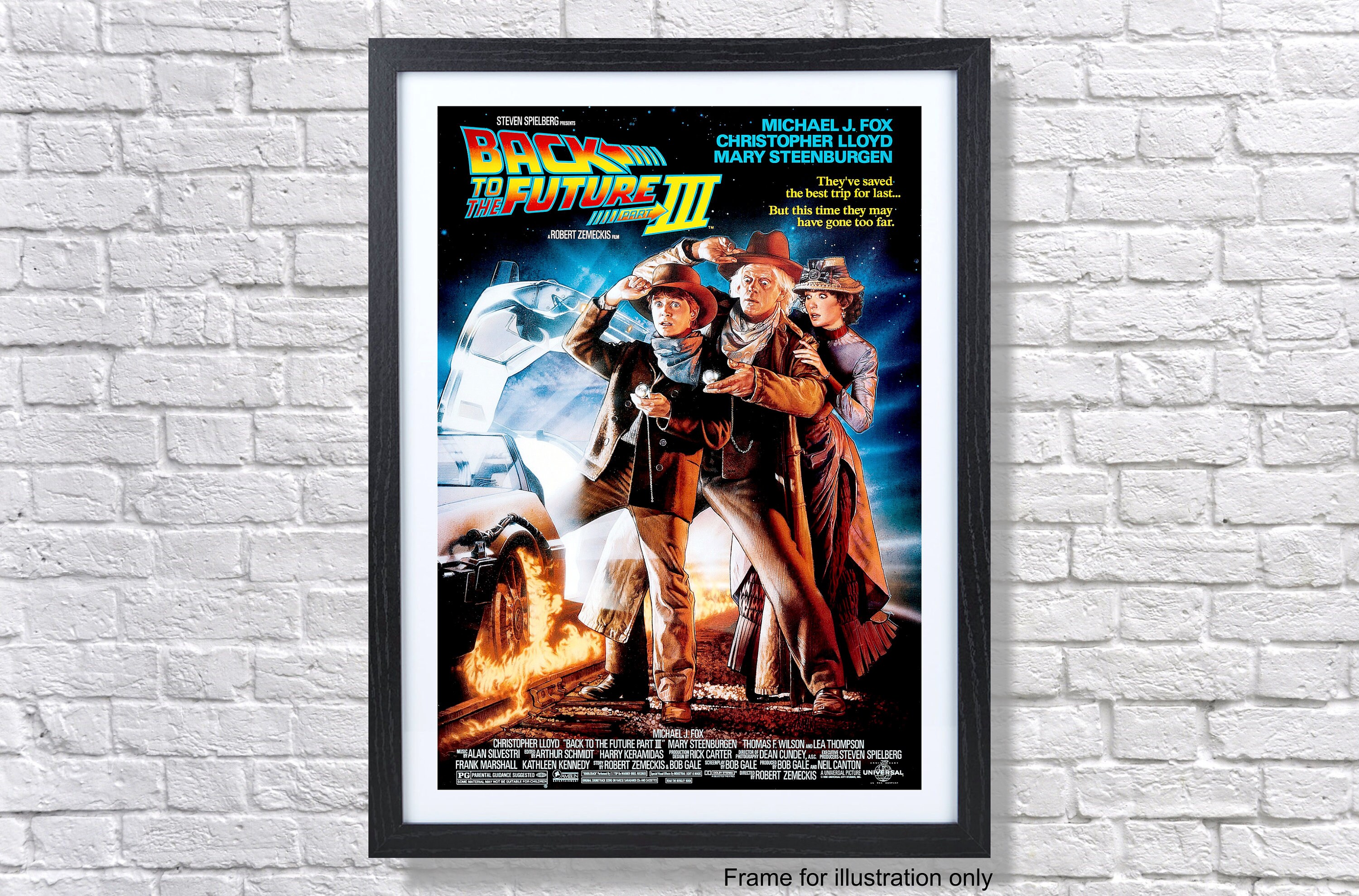 Back To The Future 3 Movie Poster