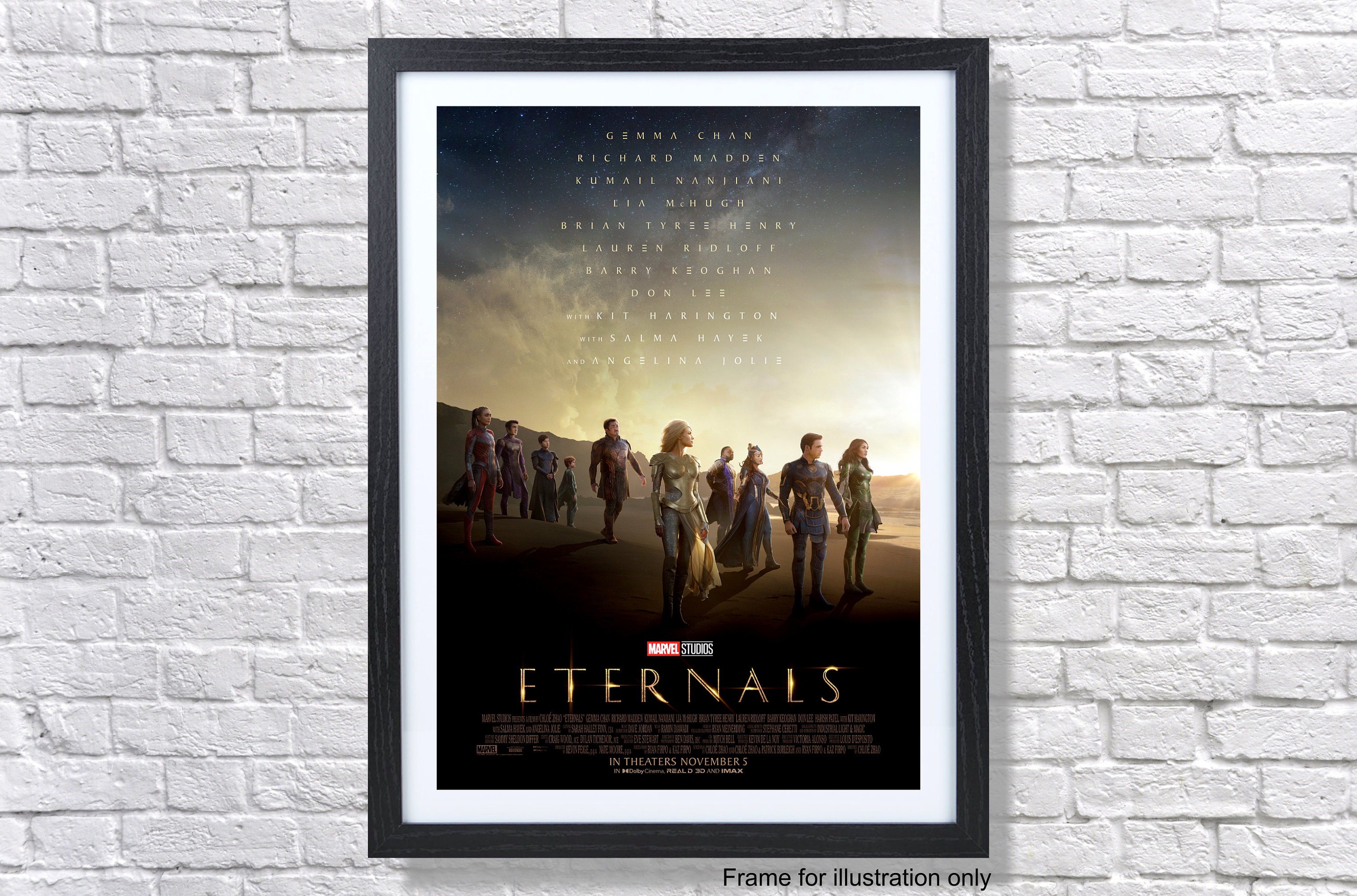Marvel Eternals 2021 Movie Poster A5 A4 A3 A2 A1 - Etsy