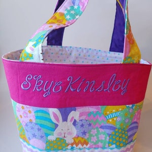 Personalized Quilted Easter Basket *sample Photo - Etsy