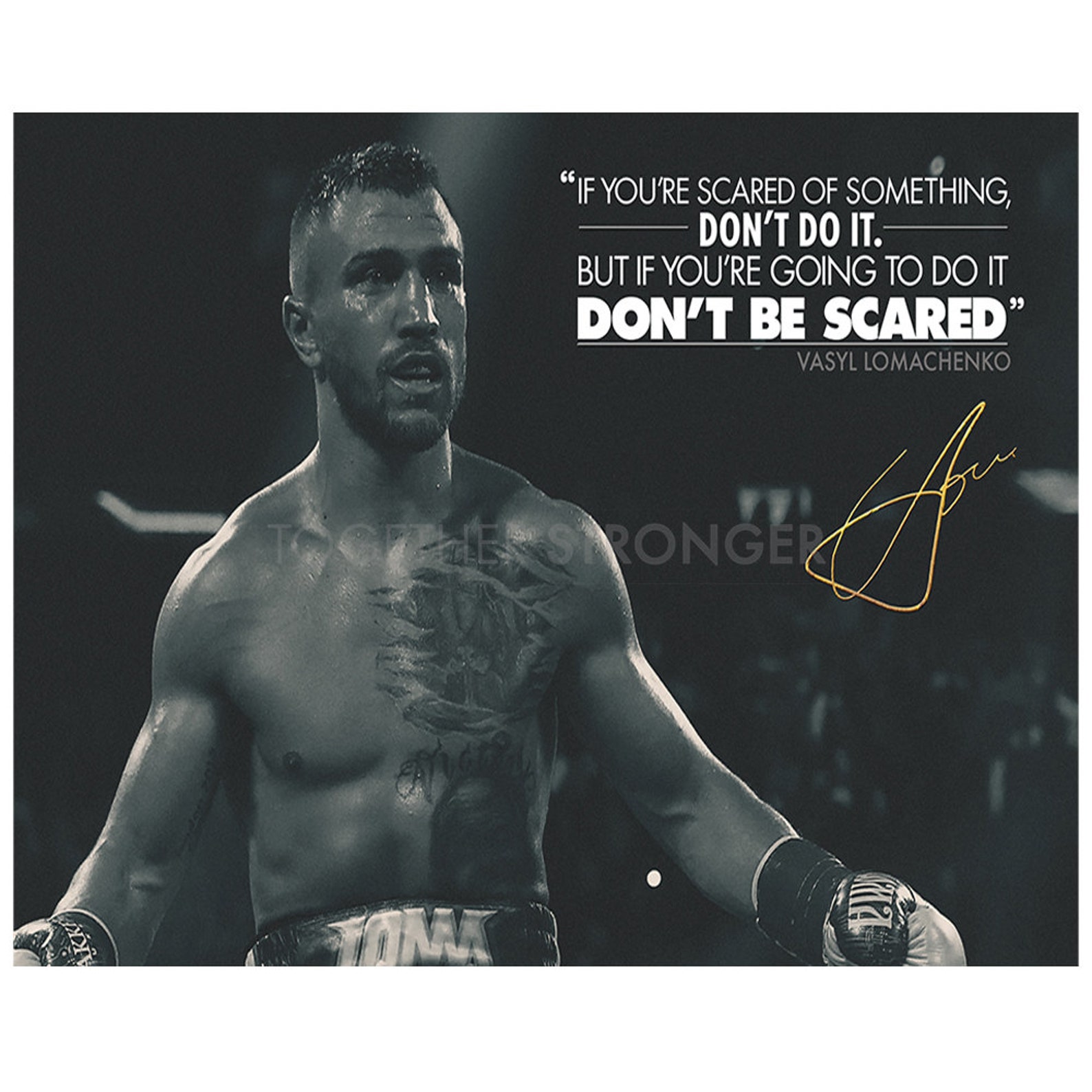 Vasyl Lomachenko Quote Pre Signed Photo Print Poster 12x8 | Etsy